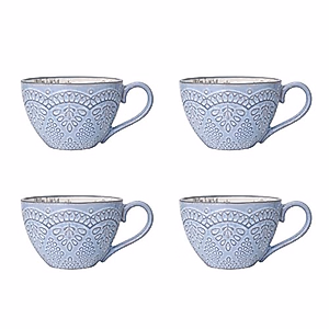 Pfaltzgraff Gabriela Gray 16-Piece Stoneware Dinnerware Set, Service for 4 - ,Gabriela Grey