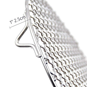 Turbokey Round Canning Rack Stainless Steel with Legs Dia 8.25" Heavyweight Cross Wire Steaming Cooling Barbecue Rack/Carbon Baking Net/Grill/Pan Grate (210mm/8.25")