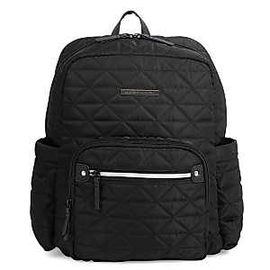 Kenneth Cole REACTION Women's Emma 15" Laptop Bag Computer Bookbag for Work, School, College, Nurse, Travel Daypack Purse Backpack, Black Diamond