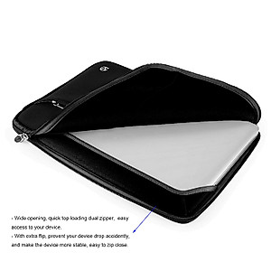 17 17.3 in Laptop Sleeve Compatible with MSI Creator Z17, CreatorPro X18, CreatorPro Z17, Crosshair 17, GE76 Raider, GP76 Leopard