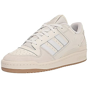 adidas Originals Men's Forum Low Classic Sneaker, Chalk White/Cloud White/White, 9