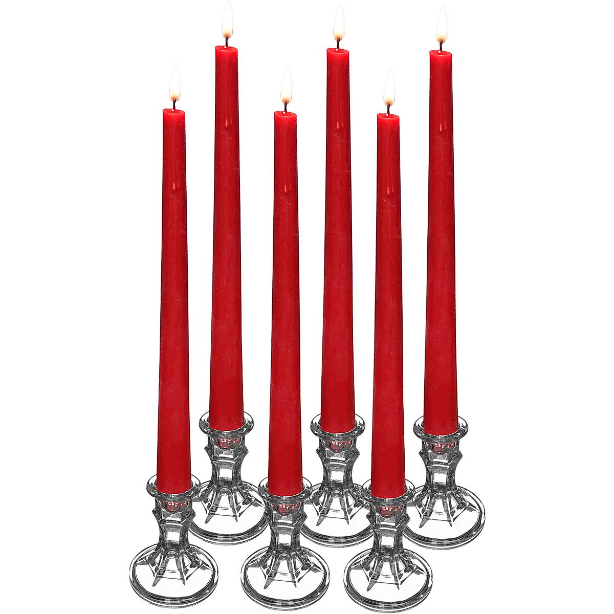 4" Candlestick Holders - Stems/Base For Redneck Wine Glass - 6 Pack CS-6pk