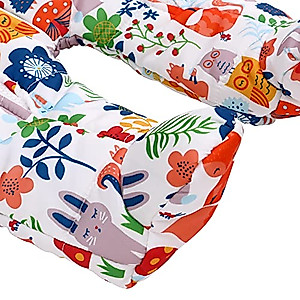 famuka Warm Baby Winter Clothes Hooded Snowsuit Outerwear Onesie with Gloves (Fox, 6-9 Months)