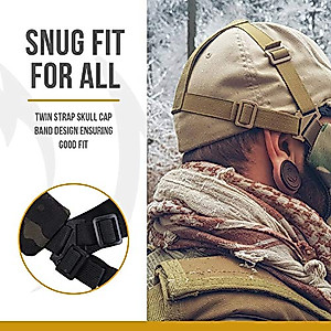 OneTigris 6" Foldable Half Face Mesh Mask Military Style Comfortable Adjustable Tactical Lower Face Protective Mask (Multicam)