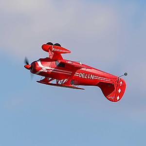 E-flite RC Airplane UMX Pitts S-1S BNF Basic Transmitter Battery and Charger Not Included with AS3X and Safe Select EFLU15250