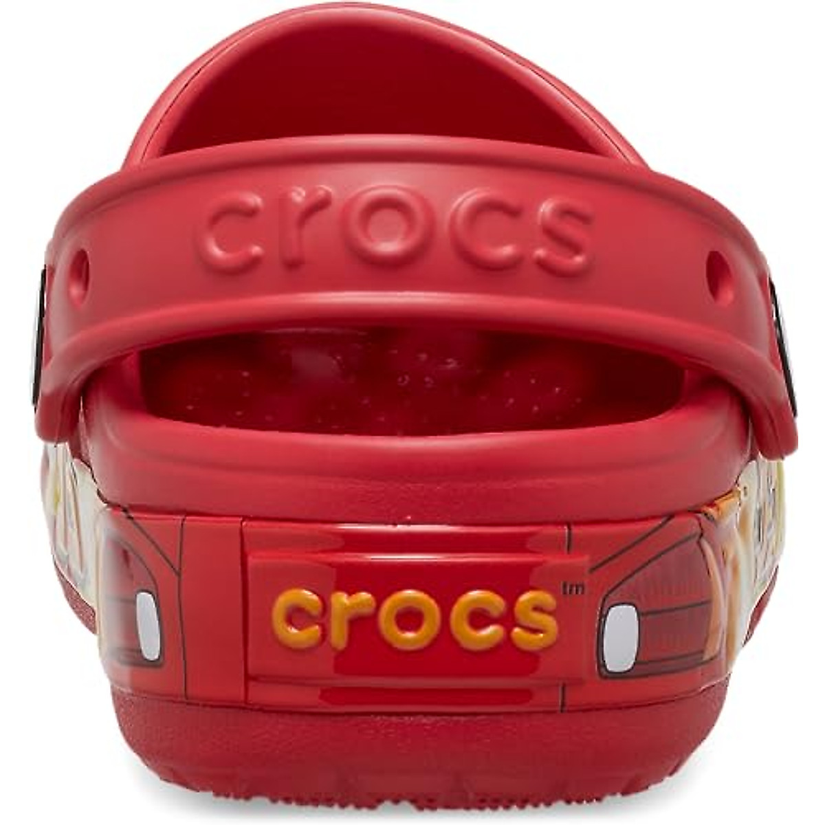 Crocs Crocband Cars Lightning McQueen Clogs, Light Up Shoes, Red, 11 US Unisex Little Kid