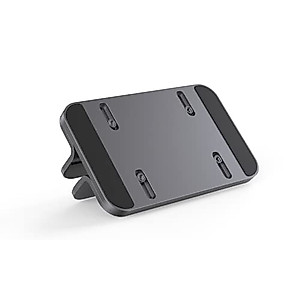 JOKItech Aluminum Laptop Vertical Stand Organizer, Sturdy Laptop Computer Holder Desktop Stand Compatible with New Retina Apple MacBook Pro/Air, Mac Mini and iPad Pro - Spacegrey