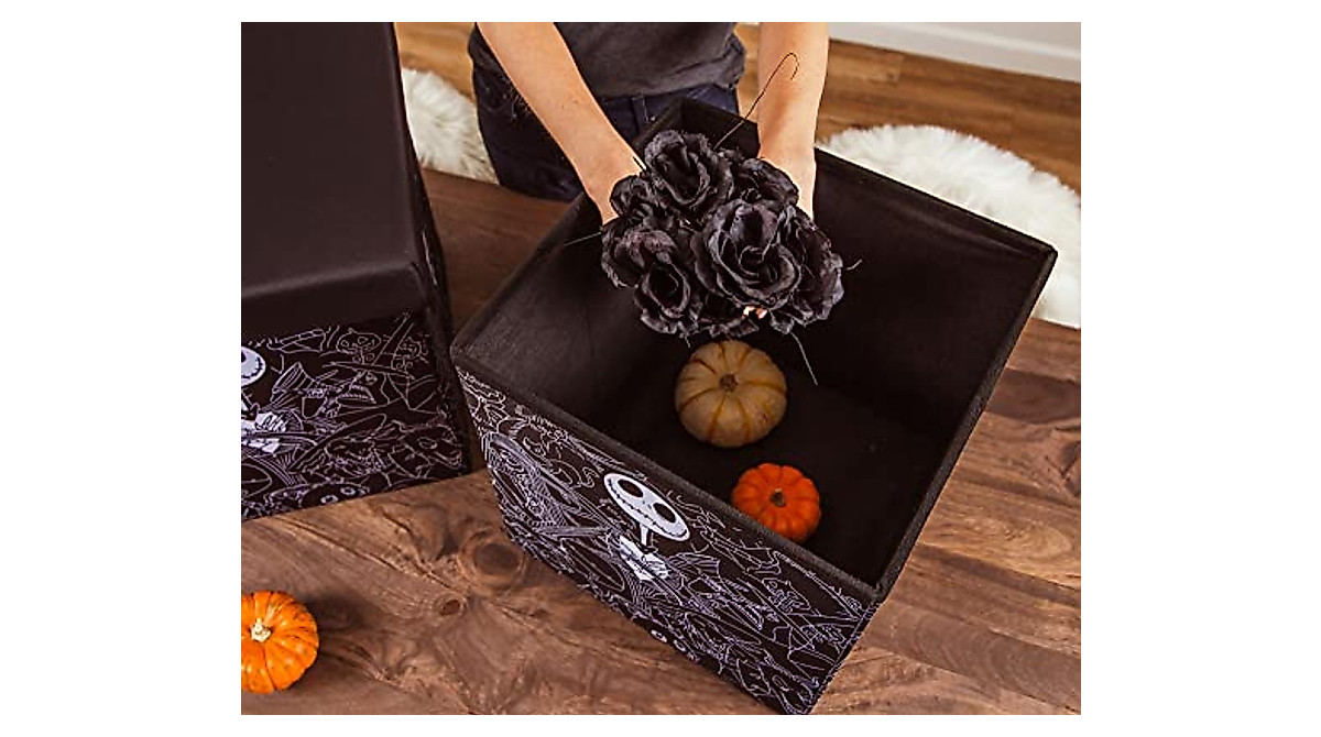 Nightmare Before Christmas Jack Skellington Storage Bins Set - Disney