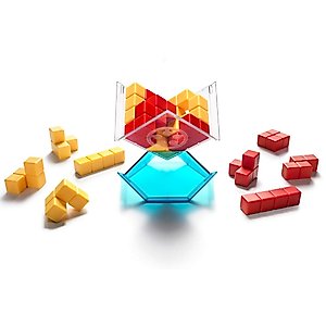 SmartGames Cube Duel - a 2-Player 3D Strategy Game with 1-Player Mode Ages 10 - Adult