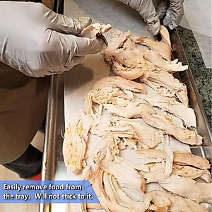 YHMYOALU - Set of 100 Rectangular Tray Mats for Harvest Right Freeze Dryer, 17" x 6.8", Disposable Parchment Paper, Easy to Use and Clean