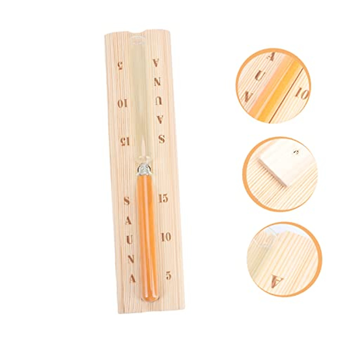 HEMOTON 1pc Sauna Timer Sauna Room Timer Wooden Hourglass Timer Clocks Sauna Room Hourglass 10 Minutes Snad Timer Sauna Room Clock Sand Timer Hourglass Steam Decorate to Rotate