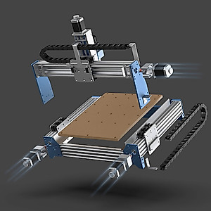 Genmitsu CNC Router Machine PROVerXL 4030 with GRBL Control + 15PCS ER11 Precision Spring Collet Set (1.0mm-7.0mm & 1/4", 1/8")