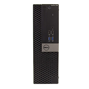 Dell Business Desktop Optiplex 7040 Computer, Intel Core i7 Quad Core, 8GB RAM, 240GB SSD, DVD, Wi-Fi, Windows 10 Pro, Wireless Keyboard, New 23.6 Monitor (Renewed)