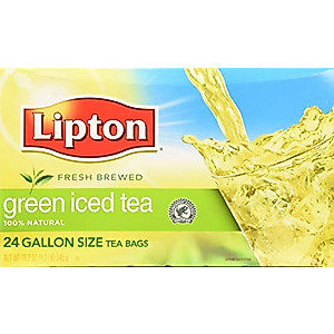 Lipton Fresh Brewed Green Iced Tea - 48 Count (Pack of 1)