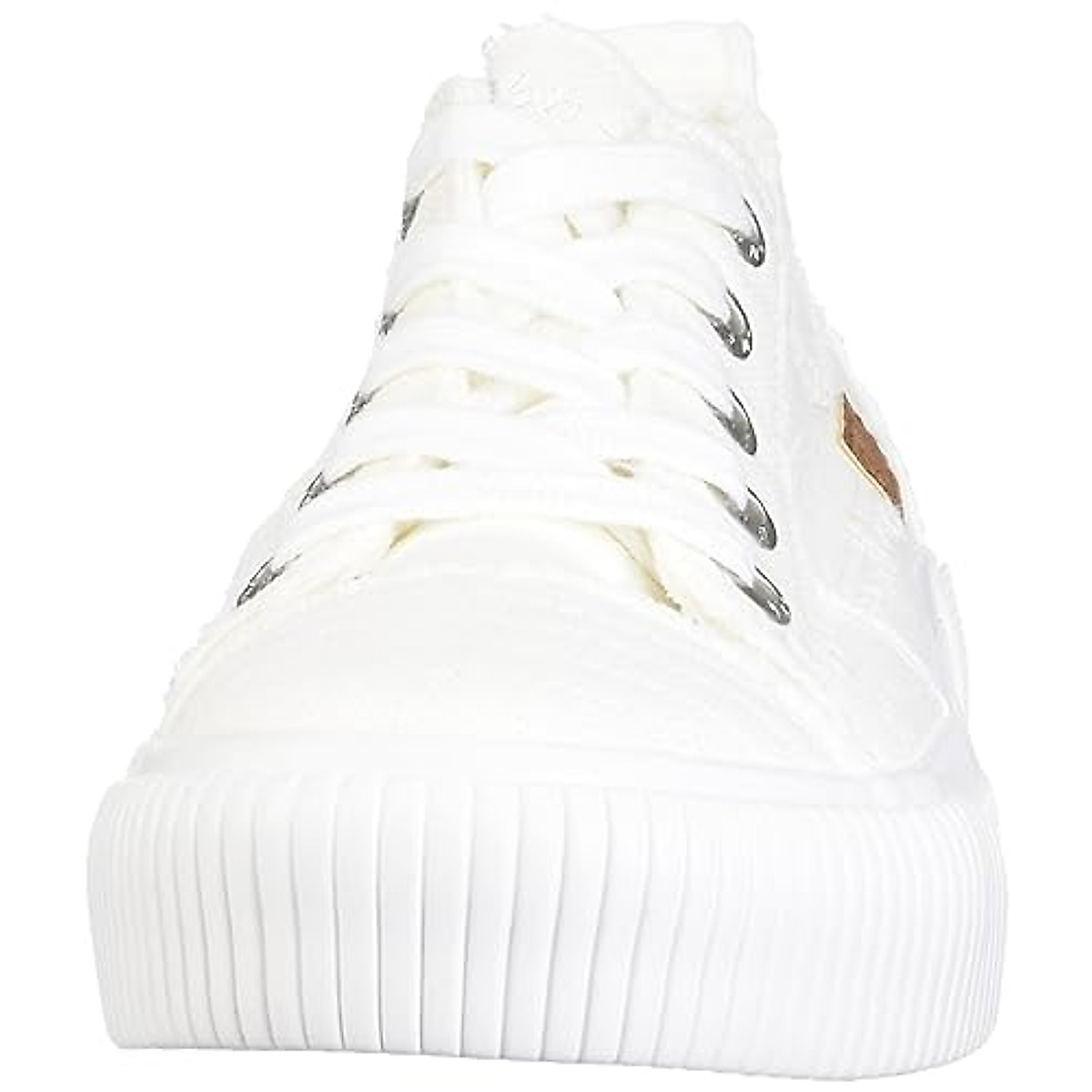 Blowfish Malibu Womens Clay Sneaker, White Smoked 16oz Canvas, 8.5 US