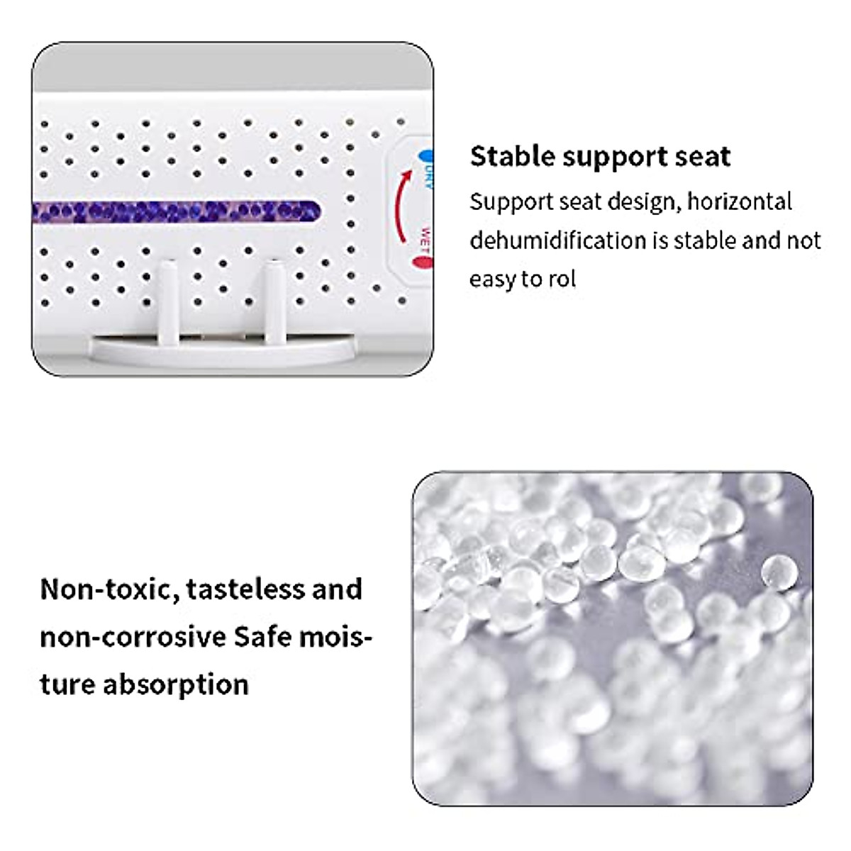 USB Powered Dehumidifiers Mini Circulating Dehumidifier with Base Portable for Textiles, Valuable Instruments, Food,etc(Dehumidifier)