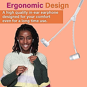 Sparkbudz-Two Person Zipper Earphones Built into one. Individual Volume Controls and Microphones. iOS Adapter