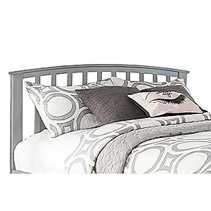 Hillsdale Furniture Charlie Captains Bed With One Storage Unit, Full, Gray