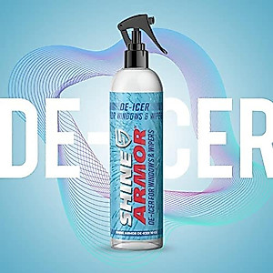 SHINE ARMOR Anti Fog Hero with Microfiber Cloth Windshield & Deicer Spray for Car Windshield Windows Wipers and Mirrors