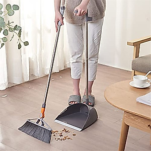 DOUBA Magic Broom and Dustpan Set for Home Cleaning Folding Dust Pan Floor Brush House Garbage Scoop Collector Rubber Grabber Wiper