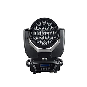 Boulder Pro 19x15W Zoom Beam Wash Moving Head Light for Stage Lighting Effect with RGBW 4in1 LED and DMX Control Dj Disco and Nightclub