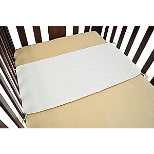 TL Care Waterproof Quilted Sheet Saver Cover Made with Organic Cotton Top Layer, Natural Color, 2 Pack