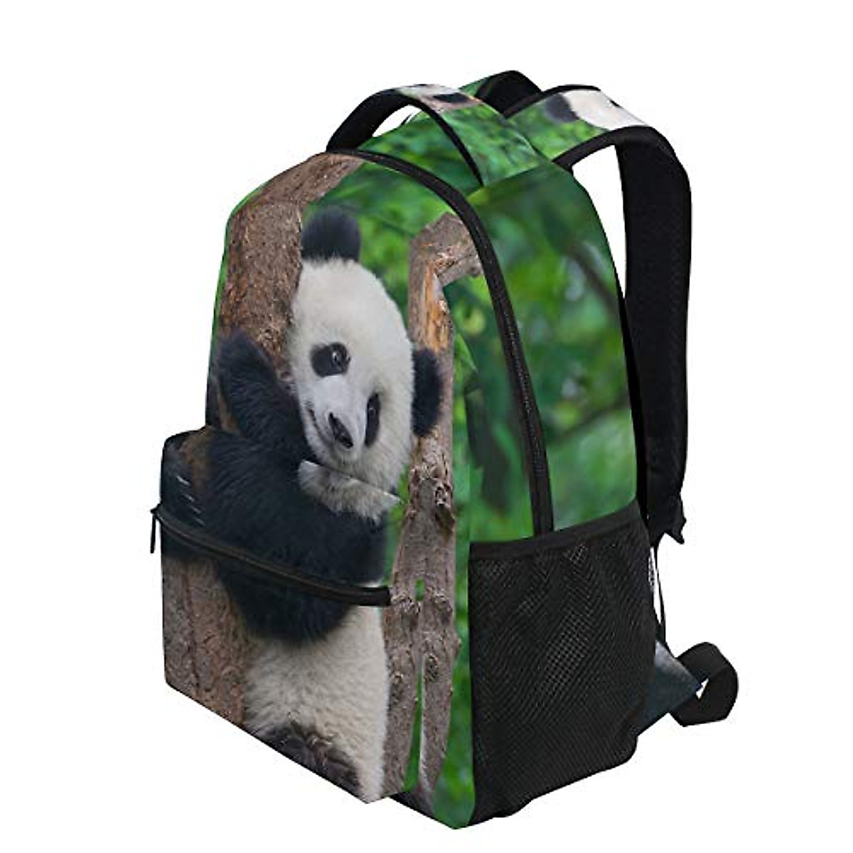 ALAZA Cute Panda On The Tree Stylish Large Backpack Personalized Laptop iPad Tablet Travel School Bag with Multiple Pockets for Men Women College