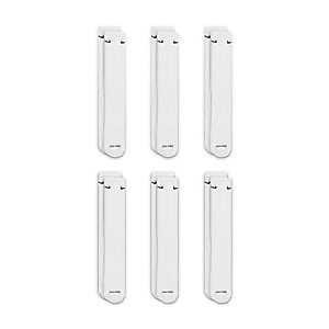 Nike Men's Everyday Plus Cushion Crew Socks (Medium, White/Black)