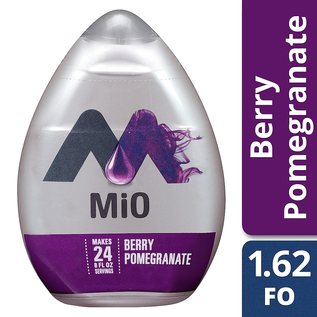 Mio Berry Pomegranate Liquid Water Enhancer Drink Mix (1.62 fl oz Bottle), Set of 4