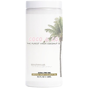 Ultra Pure Organic Virgin Coconut Oil for Hair, Skin, Body, Scalp and Hair By COCO & CO.