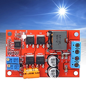 MPPT Solar Panel Regulator Module Charging Controller Boost Converter Module with Automatic Intelligent Three Stage Charging Mode 5A