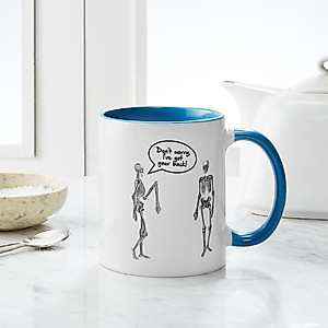 CafePress Skeletons I've Got Your Back Mug Ceramic Coffee Mug, Tea Cup 11 oz