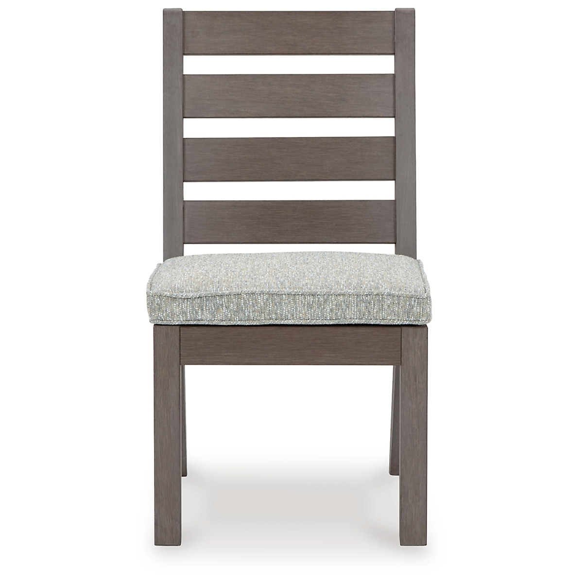 Signature Design by Ashley Hillside Barn Outdoor Dining Chair, Set of 2, 20" W x 27" D x 37" H, Light Brown & Light Gray