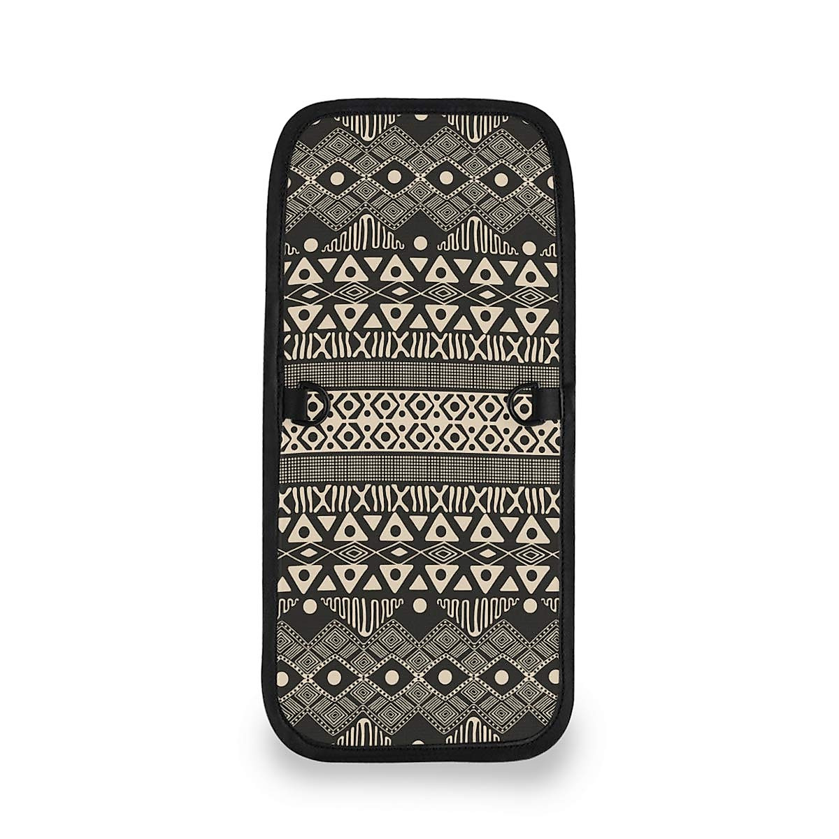 ALAZA African Print Pattern Boho Geometric Lattice Small Crossbody Wallet Purse Cell Phone Bag Rfid Passport Holder with Credit Card Slots