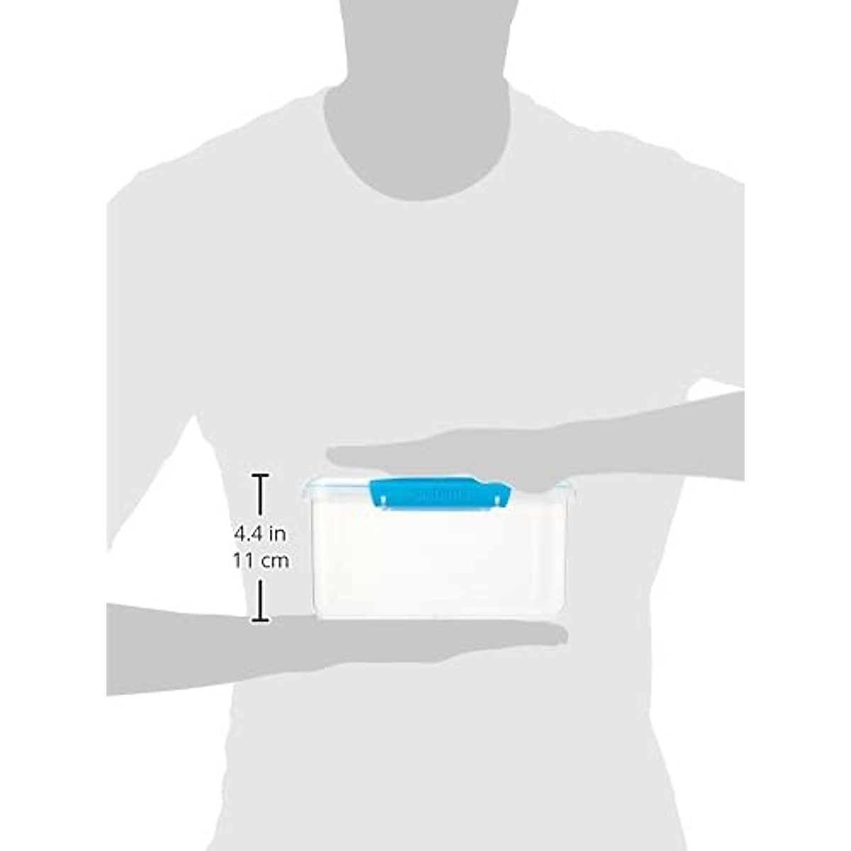 Sistema 61830 KLIP IT Accents Food Storage Container, 3 L - Assorted Colours