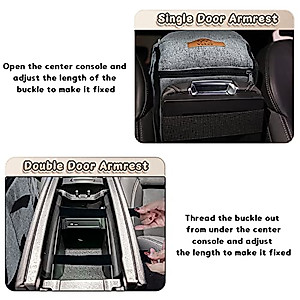 Yokee Dog Car Seat Center Console Dog Booster Seat Fully Detachable and Washable for Small Pets Up to 12 Lbs, Dogs and Cats CarSeat with Fixed Velcro and Straps, Fits Car, Home, Travel - Grey