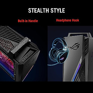 ASUS ROG Strix GA15 G15DK Gaming Desktop PC, AMD Ryzen 7 5800X 3.8GHz, NVIDIA GeForce RTX 3080 10GB, 32GB DDR4 RAM, 1TB SSD + 1TB HDD, Wi-Fi 6, Windows 11