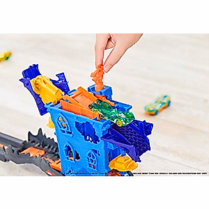 Hot Wheels Croc Mansion Attack, Playset, Multi (GJK91)