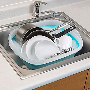 PrepWorks Large Collapsible Tub, Turquoise