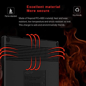 MiBOXER 18650 Battery Charger, 8-Bay Smart Charger with Automatic LCD Display, Fast Charge Rechargeable Li-ion LiFePO4 Ni-MH Ni-Cd AA AAA C 21700 26650 13650 16340 18350 18700 RCR123