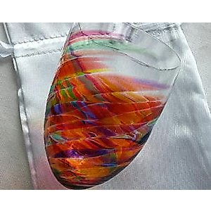 Jewish Wedding Glass to Break - Orange Multi