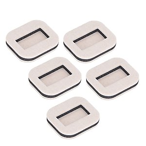 FeltCasterCup, Concave Design ChairWheelFeltPad Rectangle for Hardwood Floor