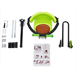 TFCFL Front Child Bike Seat Baby Chair with Nonslip Handrails, Full Fence Front Mount Baby Carrier Seat Bike Carrier Bicycle Seat for Kids Child Children Infant Toddler Max 30kg (A)