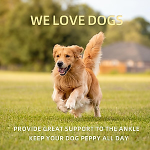 MUKVIK Dog Front Leg Brace, 1 Pair Dog Canine Front Leg Compression Brace Wrap with Metal Strips, Protects Wounds, Brace Heals, Prevents Injuries and Sprains, Helps Arthritis (S/M)