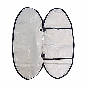 DB Skimboards Surf Skim Travel Bag Black, Skimboard Carrying Bag for up to Five Boards, with Back Pack Straps, Shoulder Strap & Handles