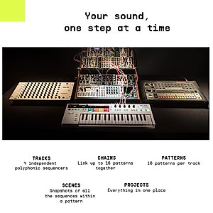 Arturia - Keystep Pro - All-in-One Performance MIDI Controller, Sequencer and Arpeggiator - 4 Polyphonic Sequencer Tracks, 24-Part Drum Sequencer, MIDI & CV Connectivity, 37-Note Slim Keybed