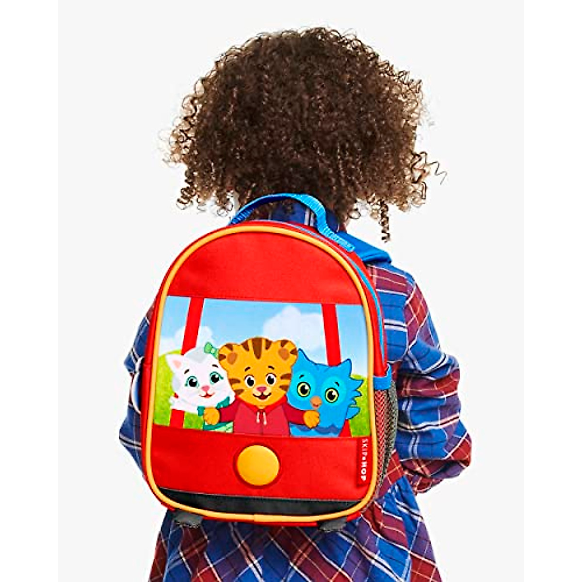 Skip Hop x Daniel Tiger Mini Toddler Backpack, Preschool Ages 1-4, Trolley Friends