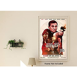 UpdateClassic Threat Level Midnight Gaming Poster and Prints Unframed Wall Art Gifts Decor 11x17 Style 02 for Office