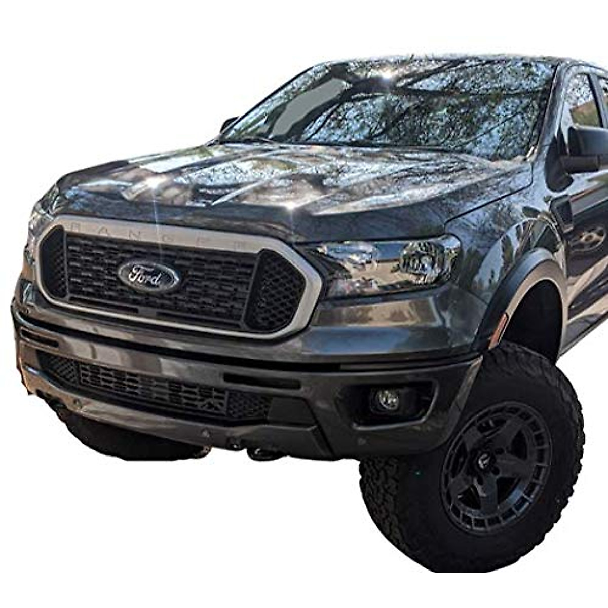Mountains2Metal “Mod Slots” Edition Powder Coated Black Bumper Grille Insert Fits 2019+ Ford Ranger M2M #200-20-1