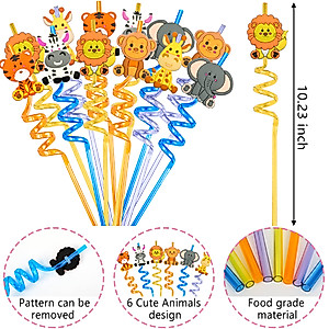 Jungle Safari Party Favors Set 84 PCS Wild Animals Theme Masks Sticker Keychains Straws Slap Bracelets Bubble Sticks Gift Bags for Kids Birthday Party Baby Shower Goodie Bag Fillers Jungle Safari